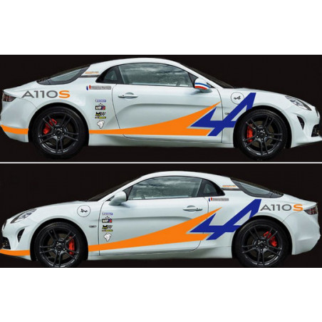 Kit deco Alpine A110 et A110 S par AP. Le Guen