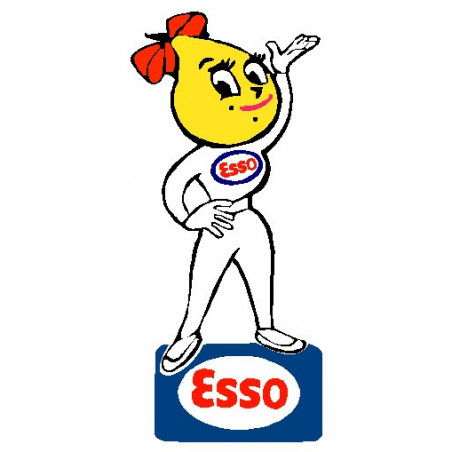 ESSO, Sticker logo "miss Esso" ( R987)